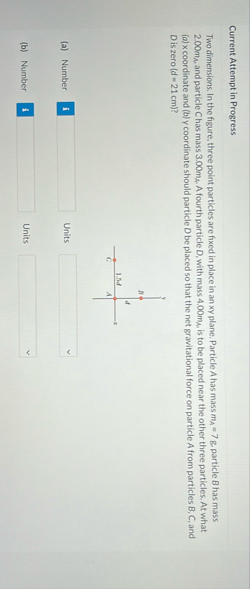 Solved Current Attempt in ProgressTwo dimensions. In the | Chegg.com