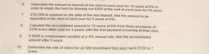 Solved please use the equestions to slove and list the | Chegg.com