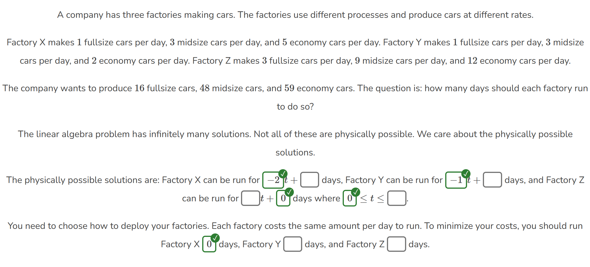 Solved A company has three factories making cars. The | Chegg.com