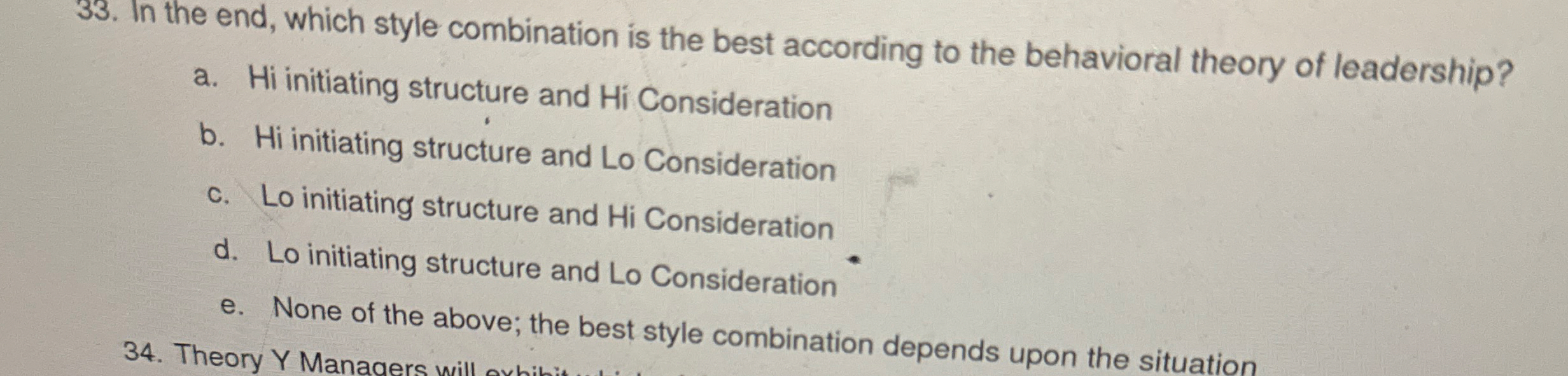 Solved In the end, which style combination is the best | Chegg.com