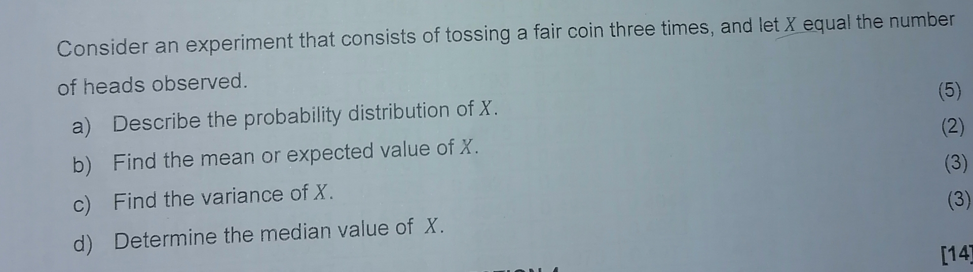 Solved Consider an experiment that consists of tossing a | Chegg.com