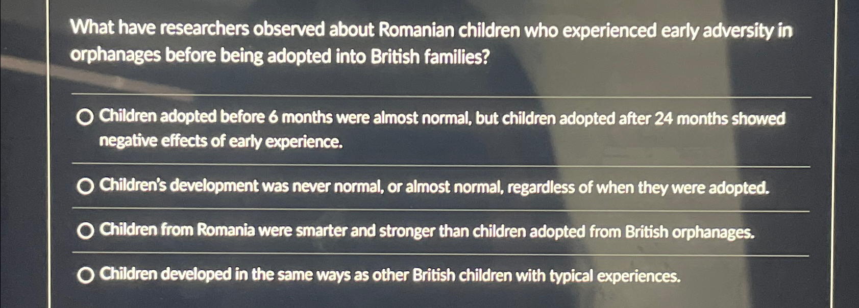 Solved What have researchers observed about Romanian | Chegg.com