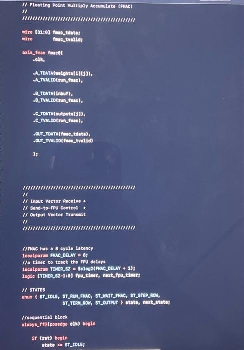 Solved I am writing verilog and Im trying to accelerate mt | Chegg.com