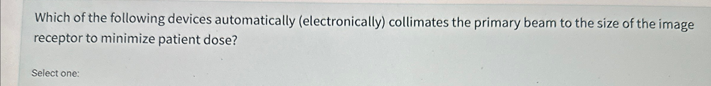 Solved Which of the following devices automatically | Chegg.com