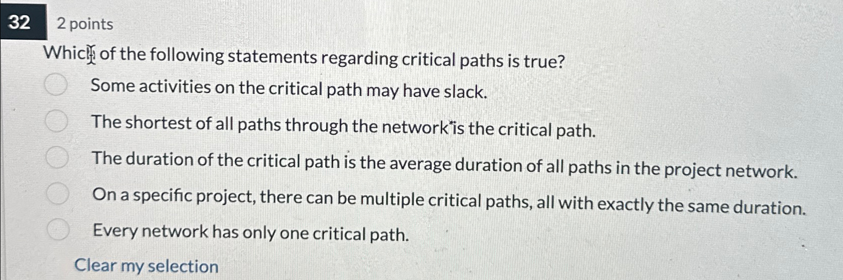 Solved 322 ﻿pointsWhiclly of the following statements | Chegg.com