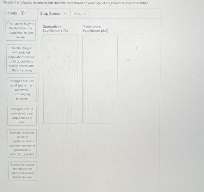 Classify each description according to the type of | Chegg.com