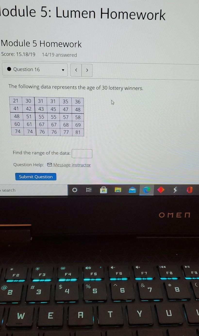 Solved lodule 5: Lumen Homework Module 5 Homework Score: | Chegg.com