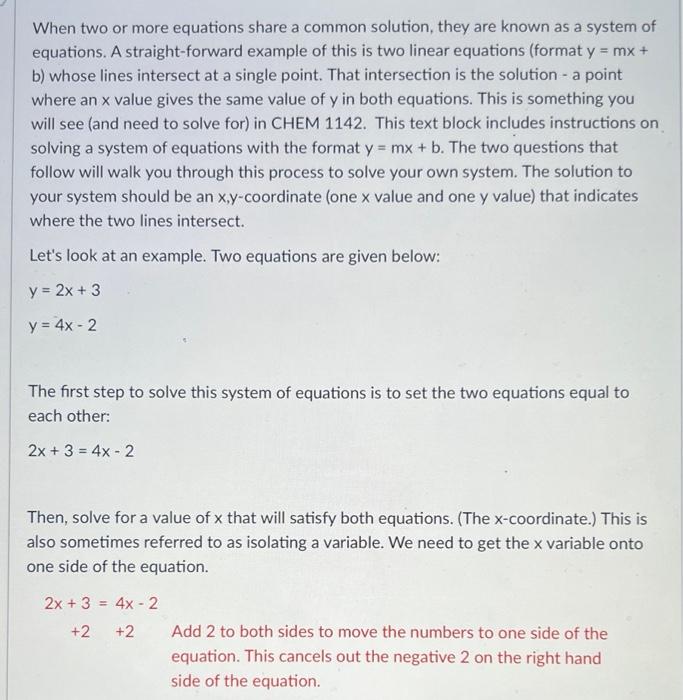 Solved The next two questions will guide you through the | Chegg.com