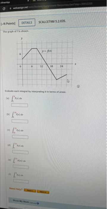 Solved ignment you submit answers by quection parts. The | Chegg.com