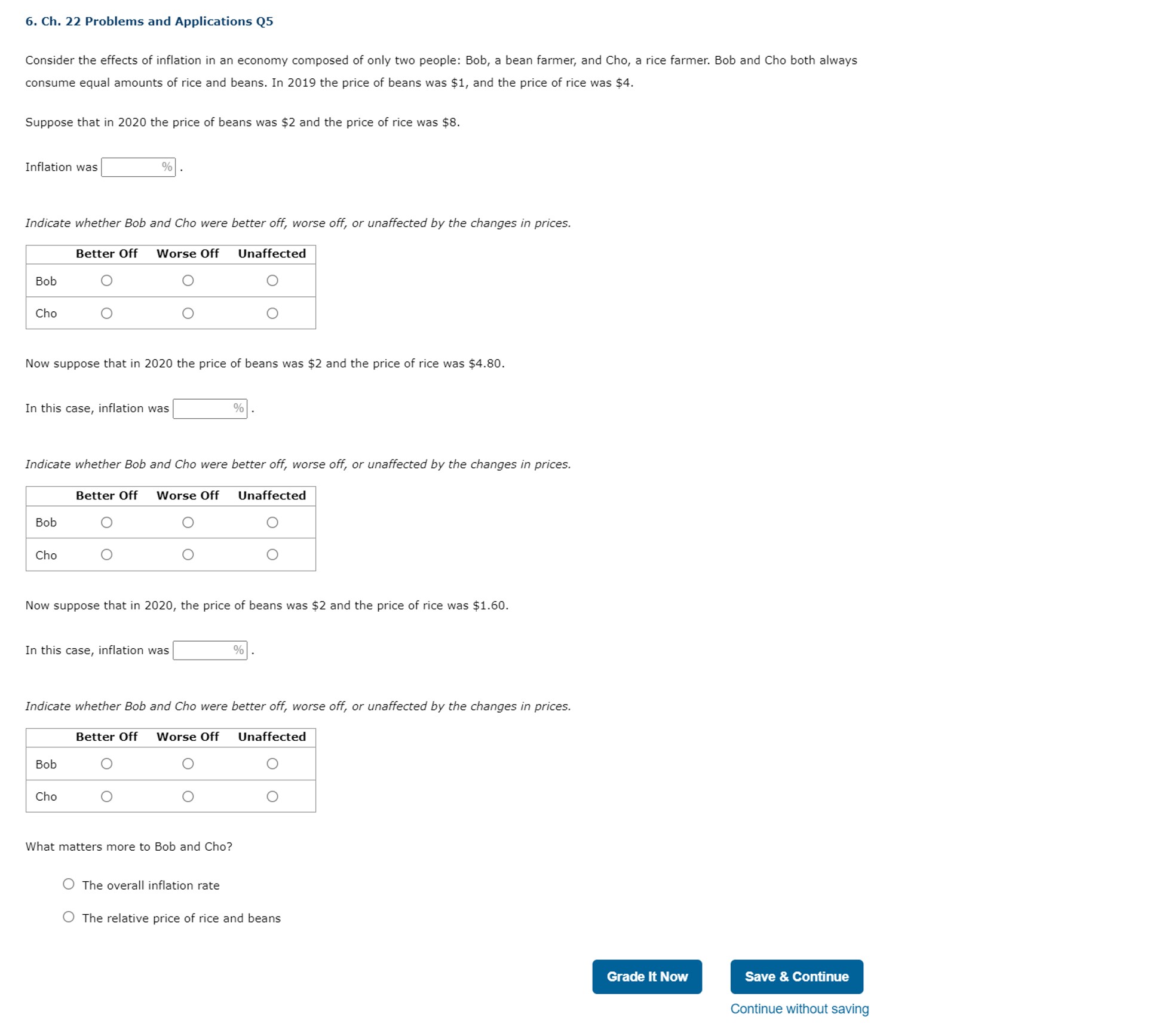 Solved Ch. 22 ﻿Problems and Applications Q5Consider the | Chegg.com