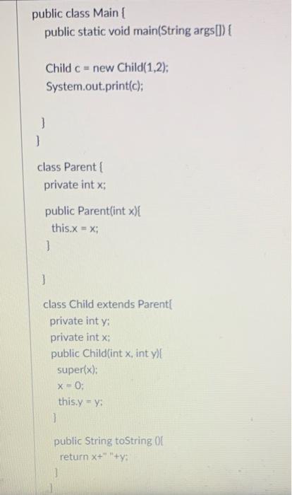 Solved public class Main \{ public static void main(String | Chegg.com