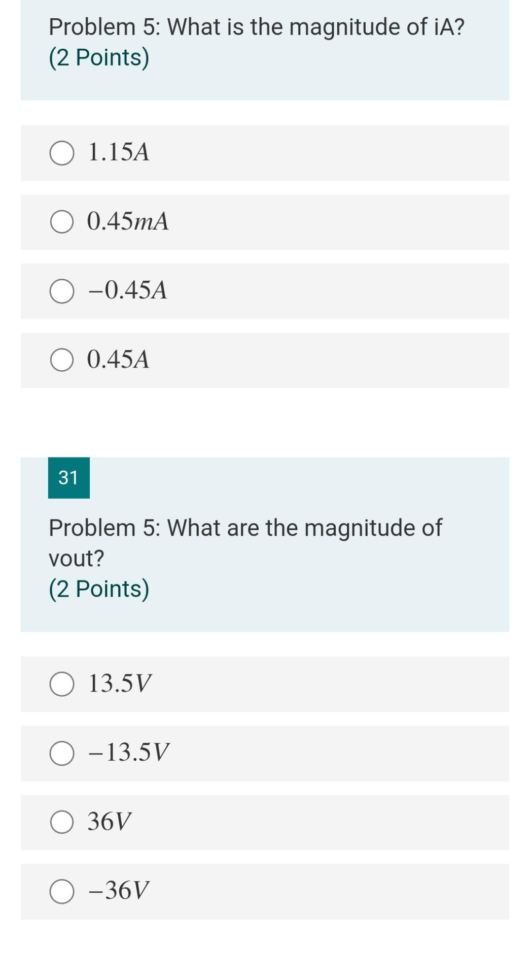 Solved Problem 5: What are the values of Vo1 and Vo2? Here | Chegg.com