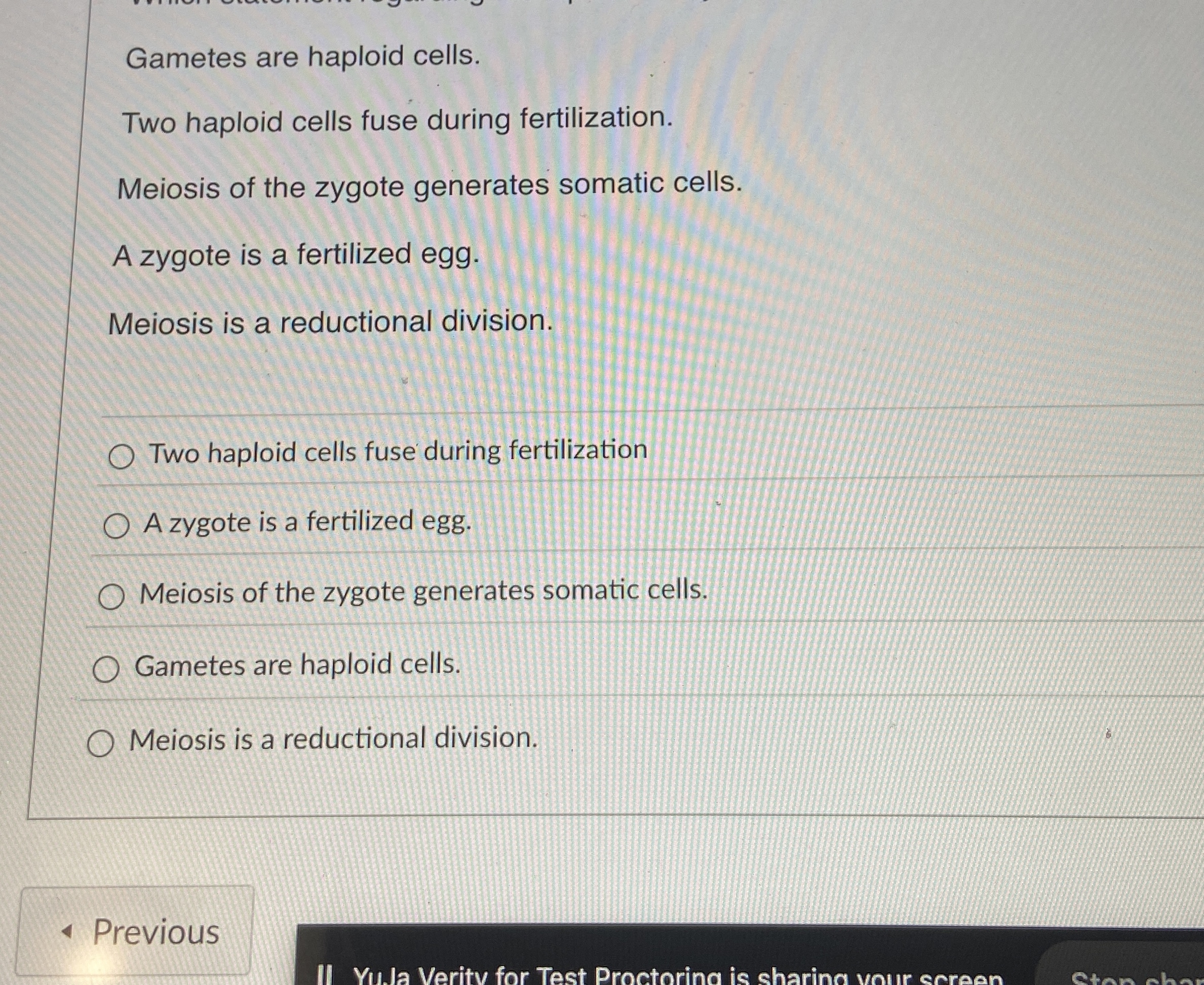 Solved Gametes are haploid cells.Two haploid cells fuse | Chegg.com