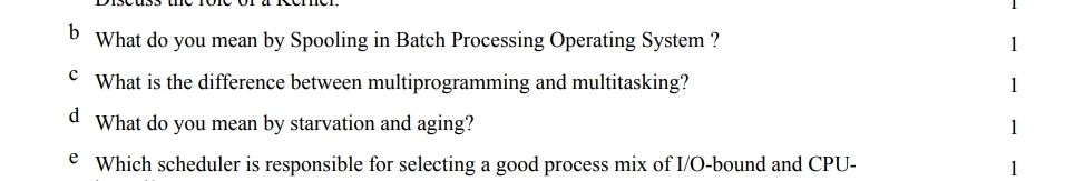Solved What do you mean by Spooling in Batch Processing | Chegg.com