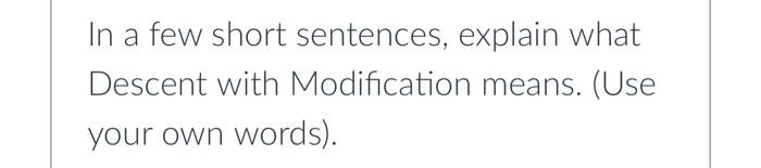Solved In a few short sentences, explain what Descent with | Chegg.com