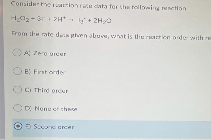 For the following chemical reaction: 2NO + 2H2 | Chegg.com
