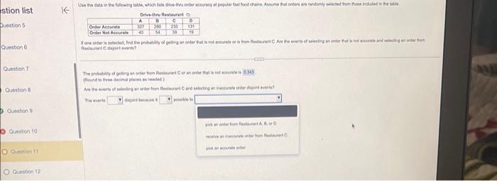 Solved Use the deta in the following table, which lista | Chegg.com