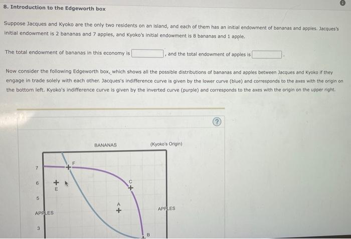 Solved 8. Introduction to the Edgeworth box Suppose Jacques | Chegg.com