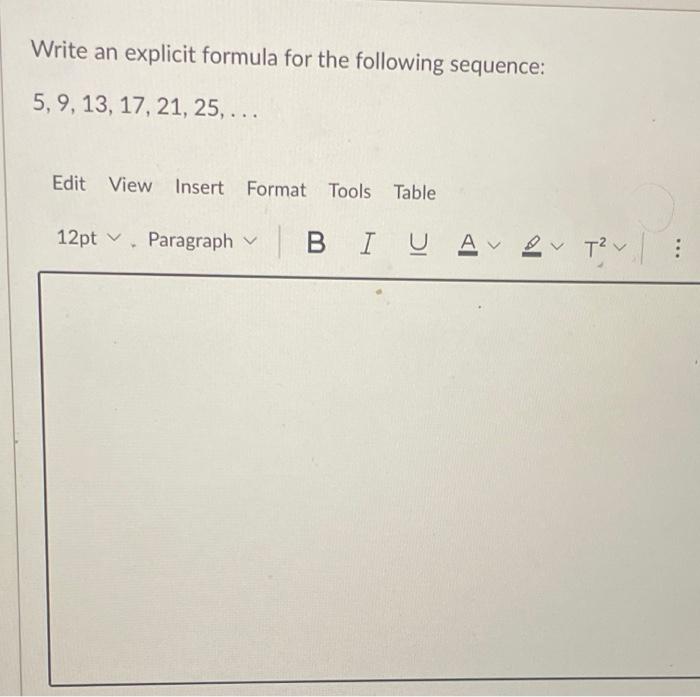 Solved The following arithmetic sequence is missing terms. | Chegg.com