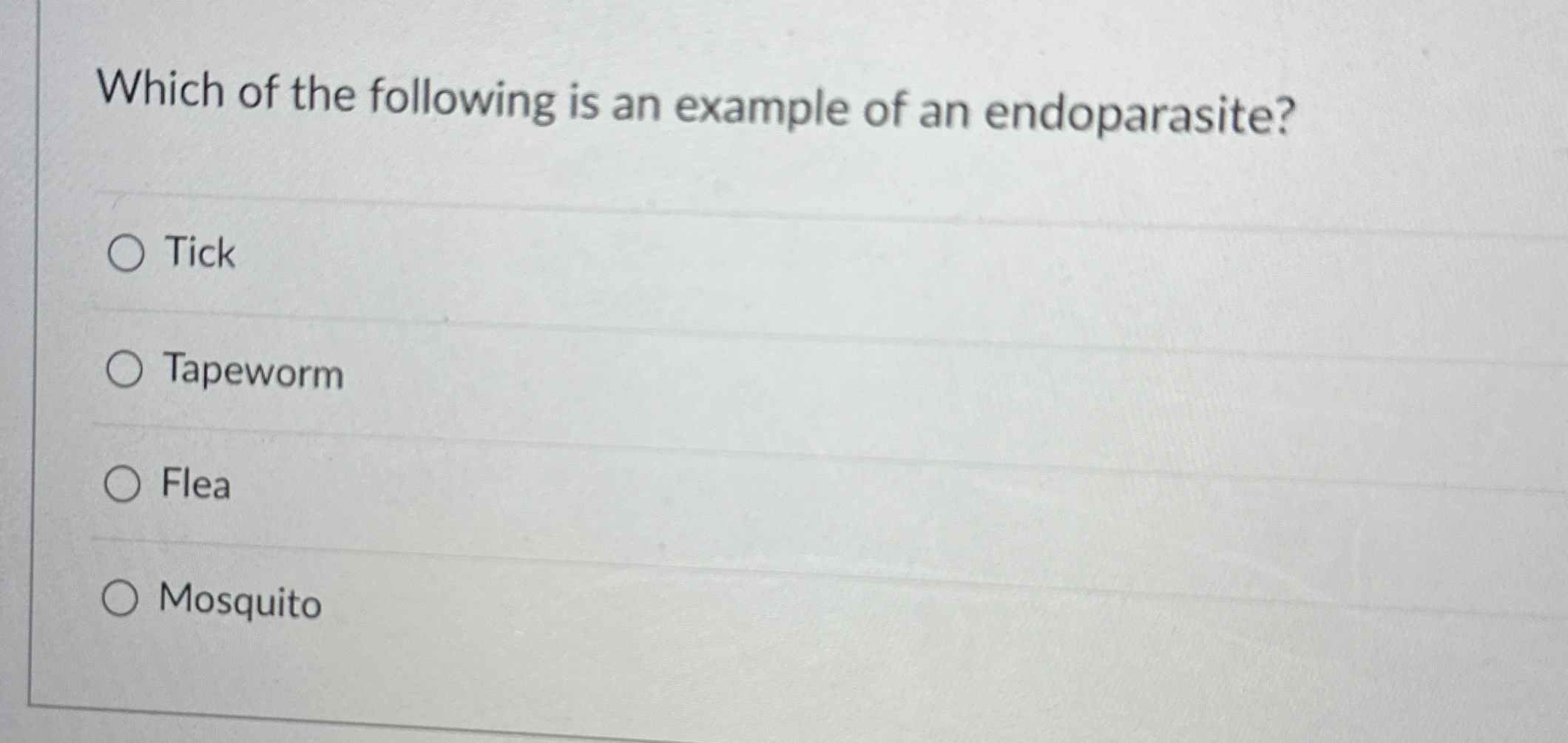 Solved Which of the following is an example of an | Chegg.com
