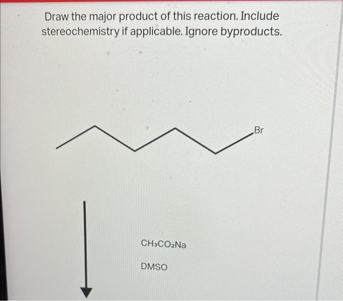 Solved Draw the product of the substitution reaction shown | Chegg.com