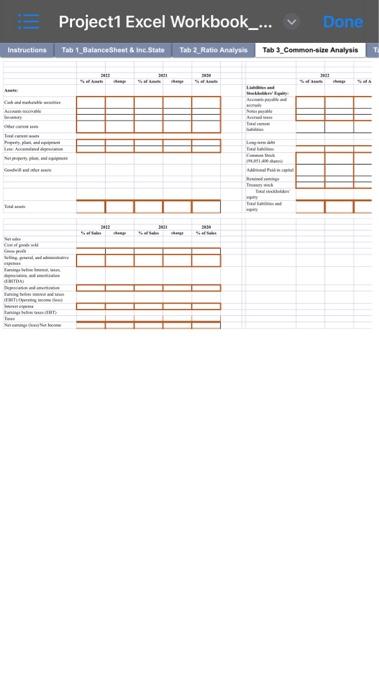 Project1 Excel Workbook_... Project1 Excel | Chegg.com