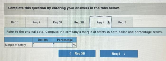 Solved Exercise 5-18 (Static) Break-Even and Target Profit | Chegg.com