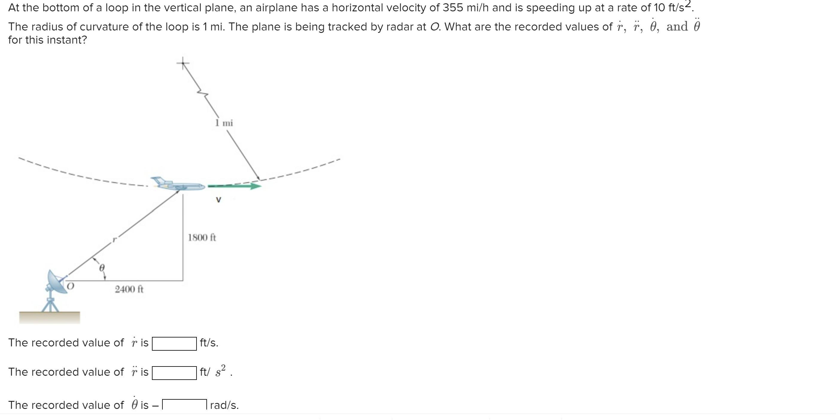 Solved At the bottom of a loop in the vertical plane, an | Chegg.com