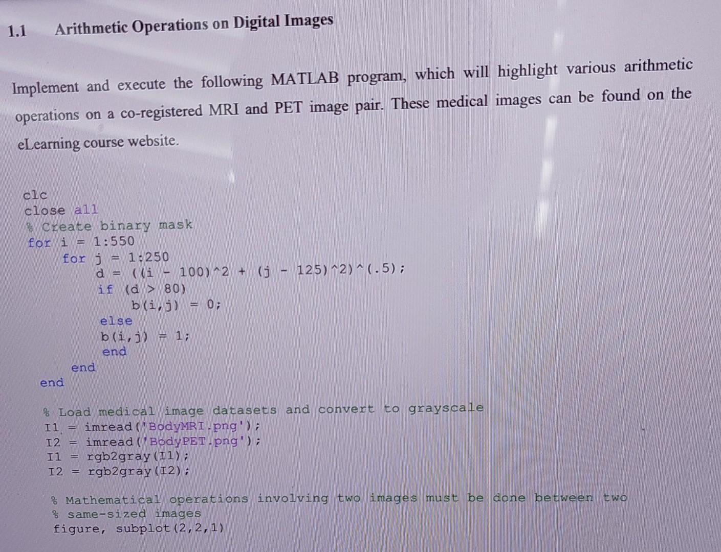 Part 1: Create the following custom MATLAB functions | Chegg.com