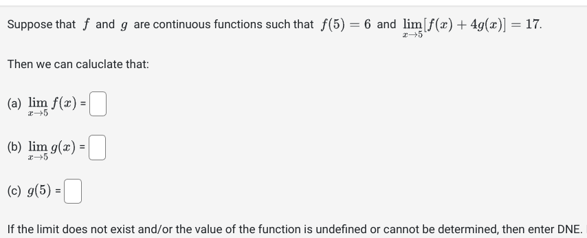 Solved Suppose that f ﻿and g ﻿are continuous functions such | Chegg.com