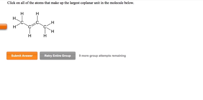 Solved Click on all of the atoms that make up the largest | Chegg.com