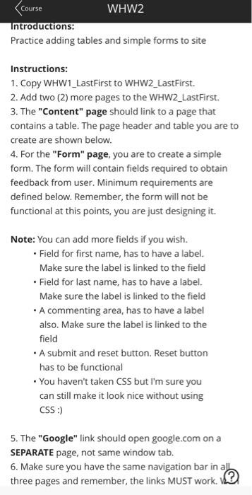 Solved Introductions: Practice adding tables and simple | Chegg.com