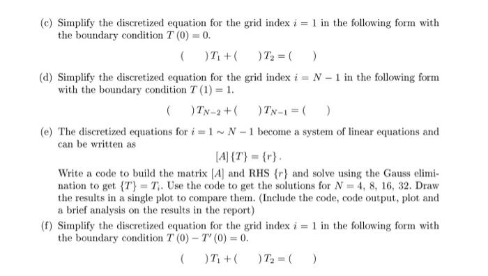 Solved + -st) = 0 3. Solve the following ODE using the | Chegg.com