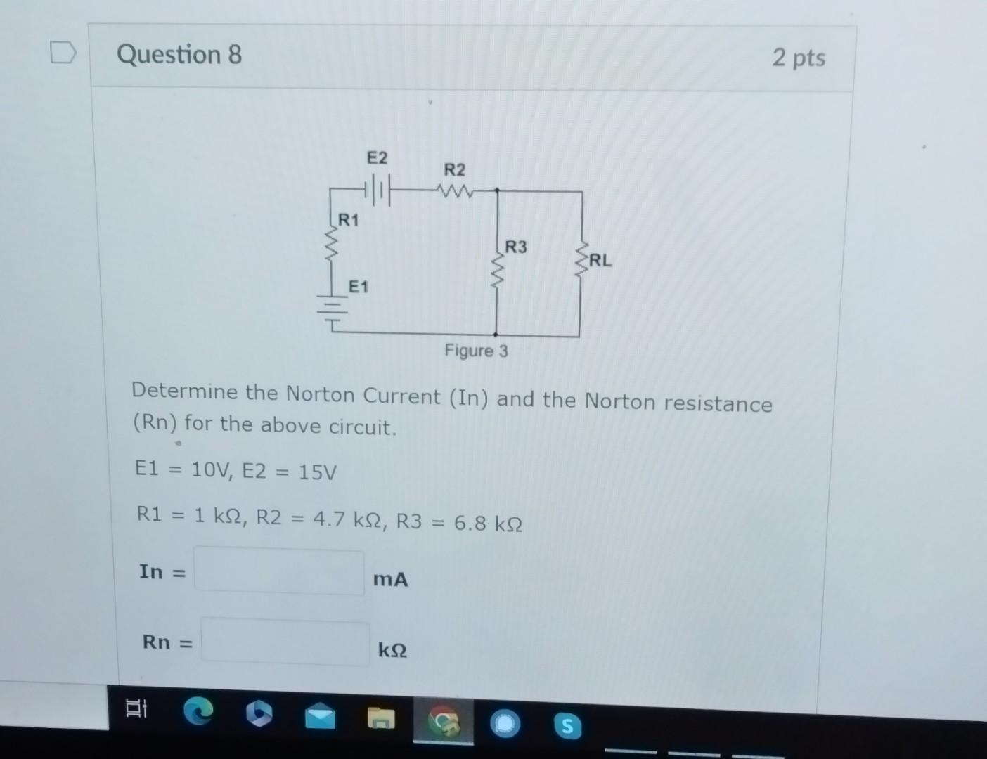 Solved Determine the Norton Current (In) and the Norton | Chegg.com
