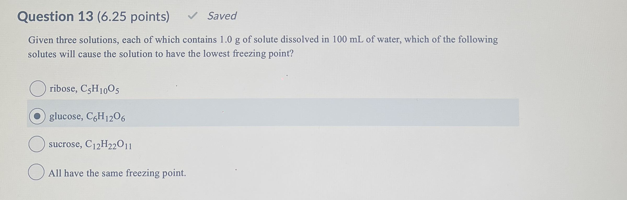 Solved Question 13 (6.25 ﻿points) ﻿SavedGiven three | Chegg.com