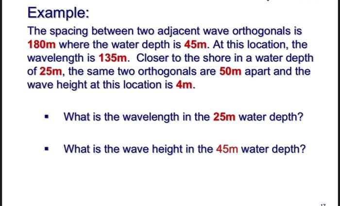 Solved Example: The spacing between two adjacent wave | Chegg.com