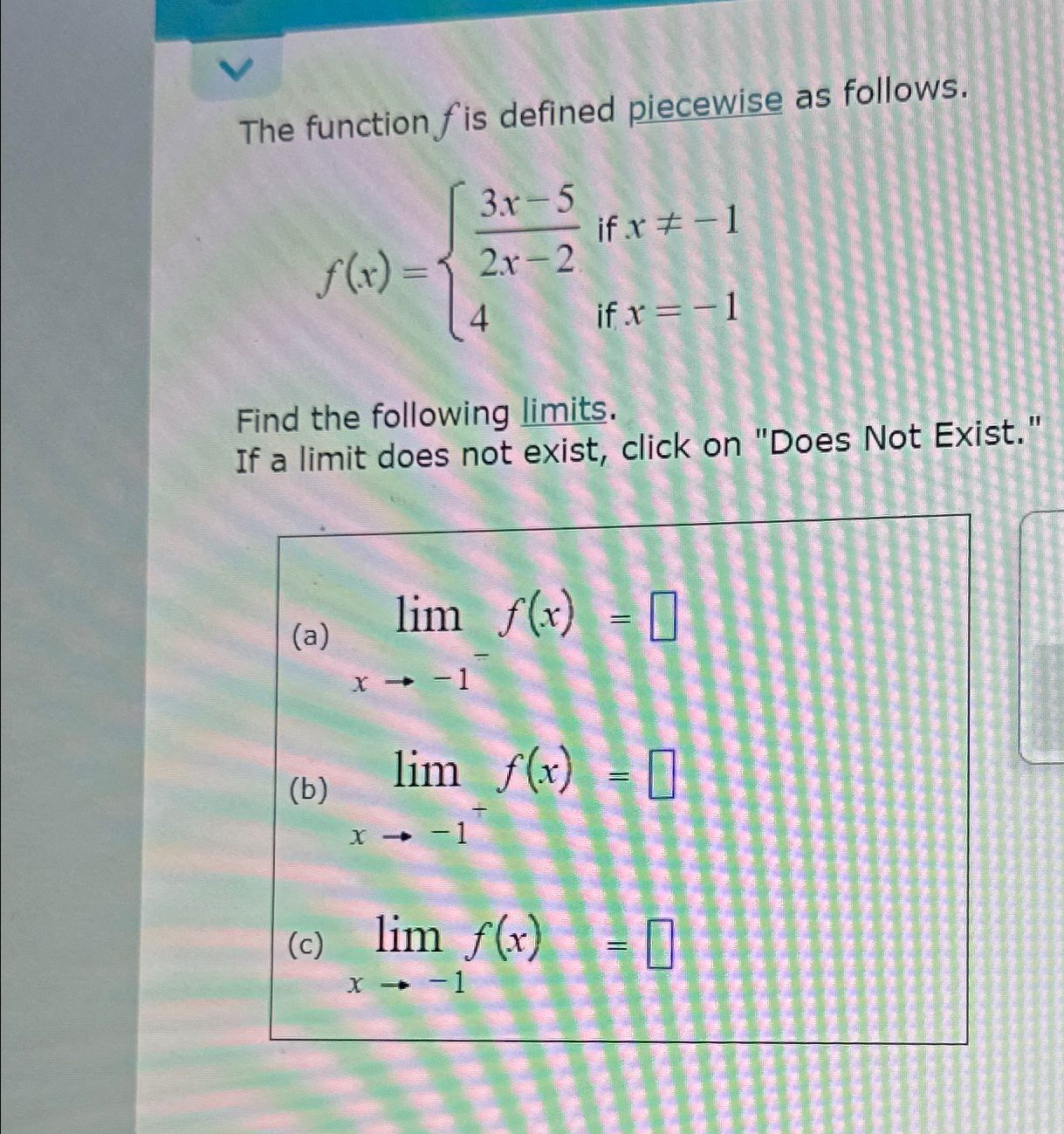 Solved The function f ﻿is defined piecewise as | Chegg.com