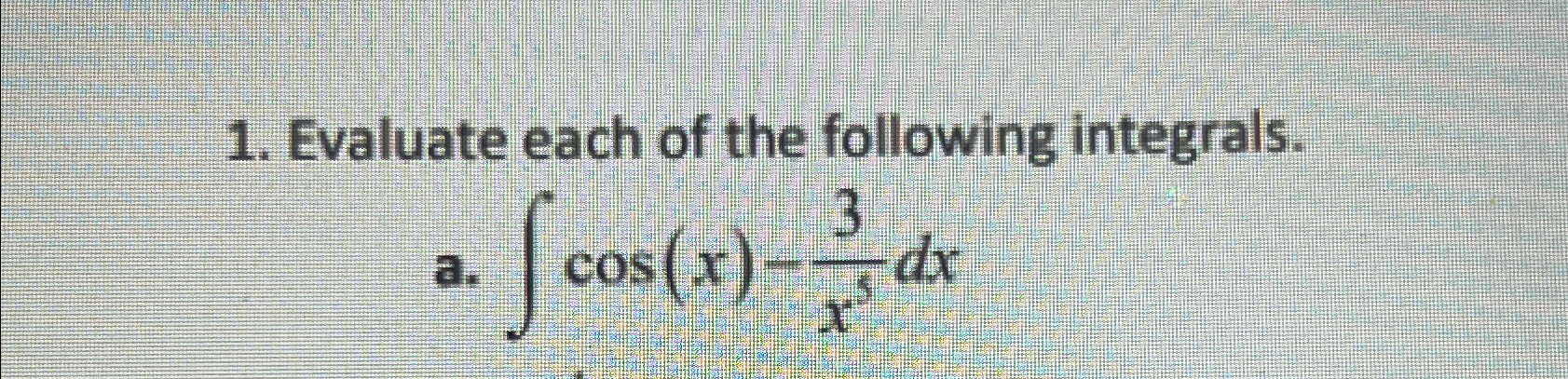 Solved Evaluate each of the following | Chegg.com