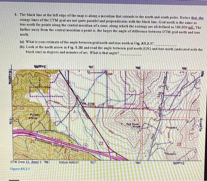 Solved 2. The USGS used a polyconic projection to map points | Chegg.com