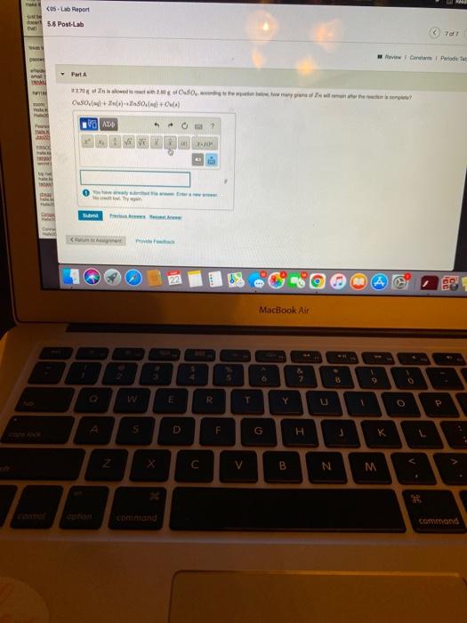 Solved ces.Lab Report 5.6 Post-Lab Cara Parete - Part HR * | Chegg.com
