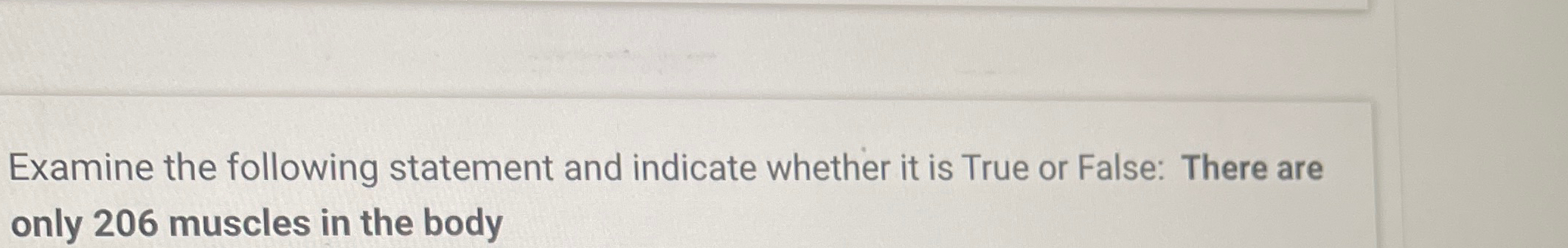 Solved Examine the following statement and indicate whether | Chegg.com