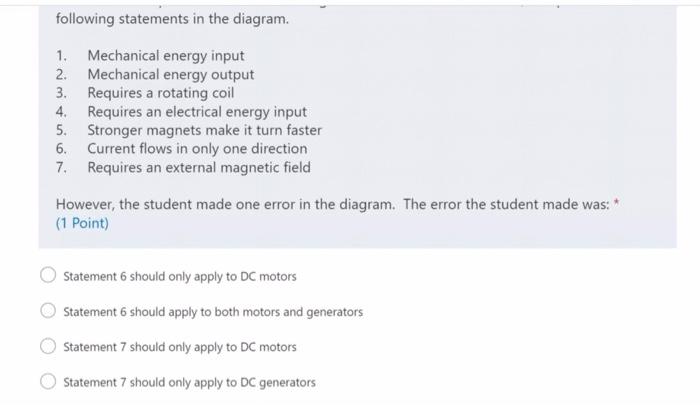 Solved following statements in the diagram. 1. Mechanical | Chegg.com
