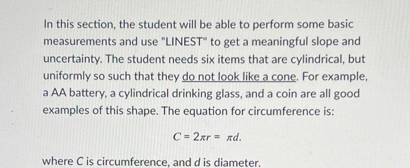 In this section, the student will be able to perform | Chegg.com