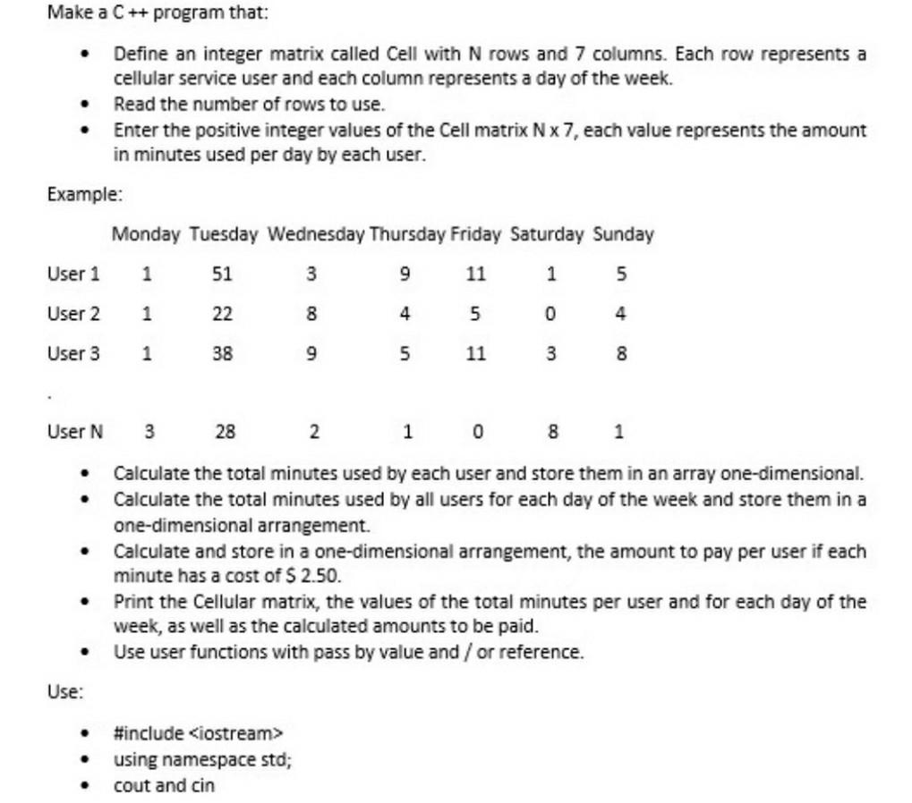 Solved Use only the library (Other libraries | Chegg.com