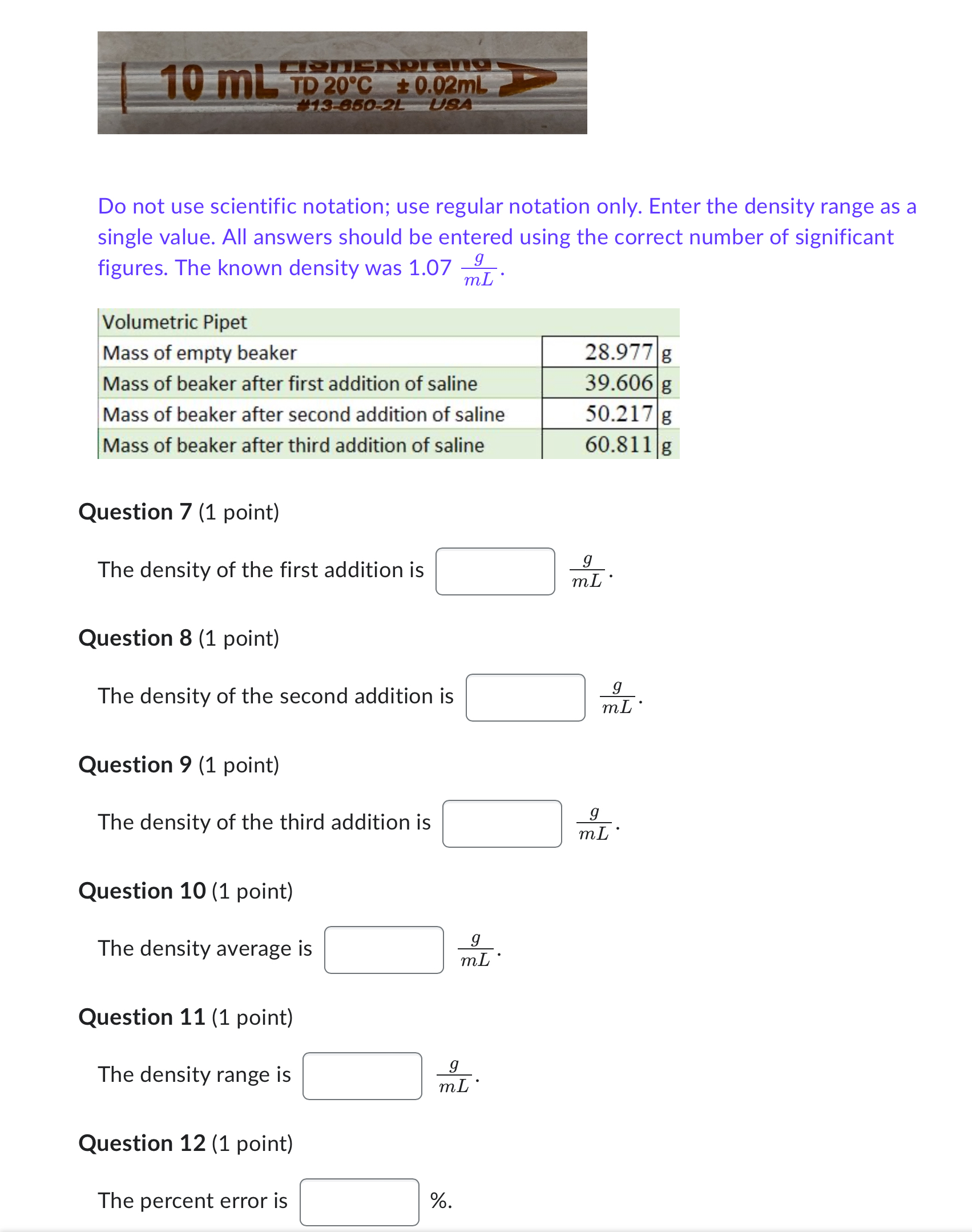 Solved Do not use scientific notation; use regular notation | Chegg.com
