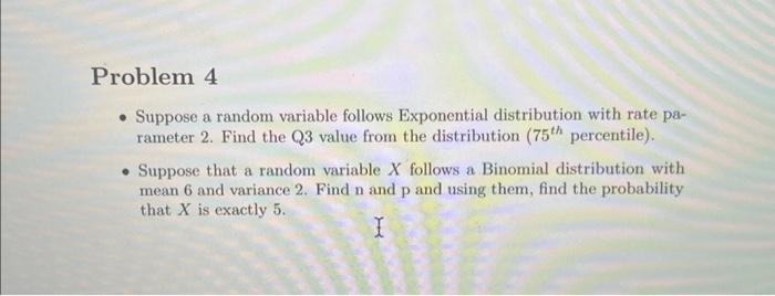 - Suppose a random variable follows Exponential | Chegg.com