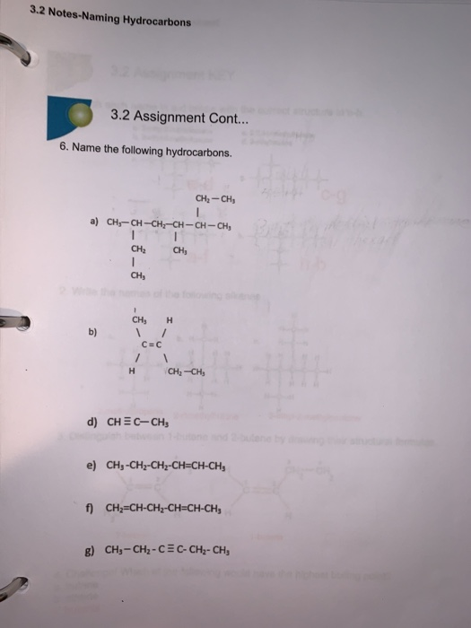 Solved I'm needing help understanding how to name these | Chegg.com