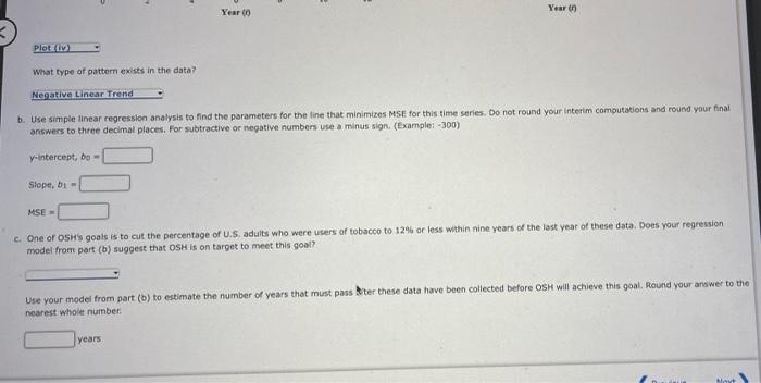 Solved please answer .. 👍b )y- intercept, b0= slope, | Chegg.com