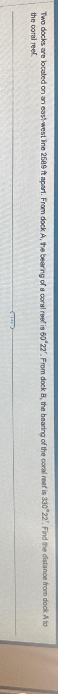 Solved the coral reef. | Chegg.com