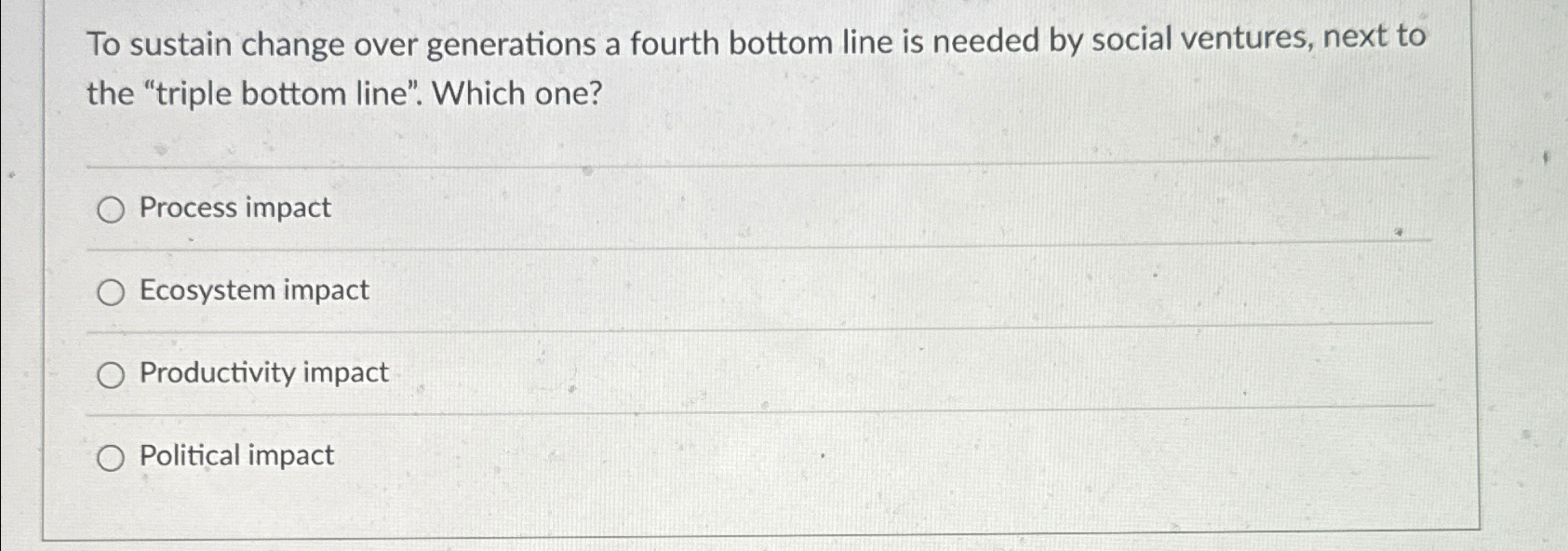 Solved To sustain change over generations a fourth bottom | Chegg.com